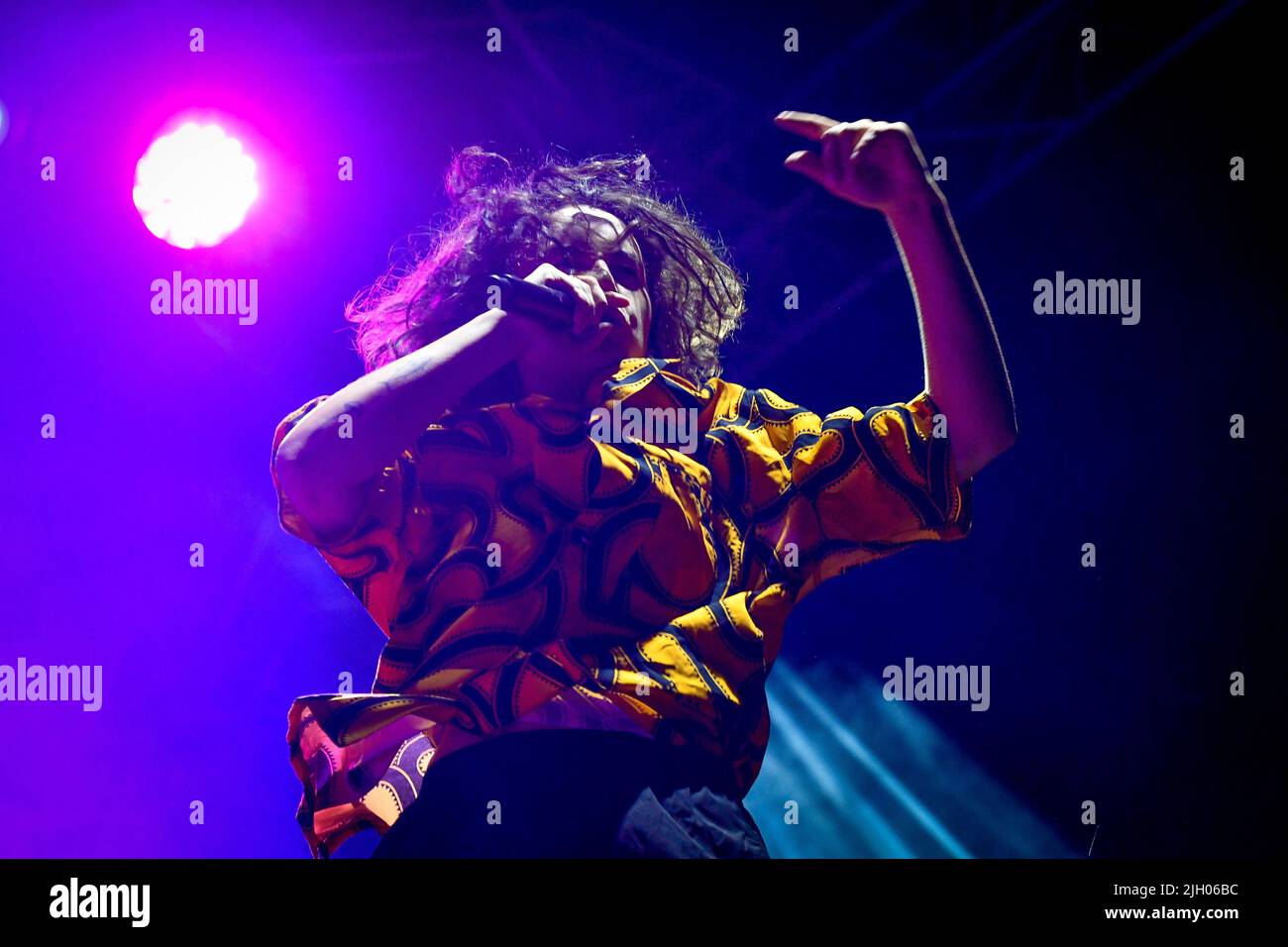 Pegaso Park, Jesolo (VE), Italy, July 13, 2022, Madame performing live ...