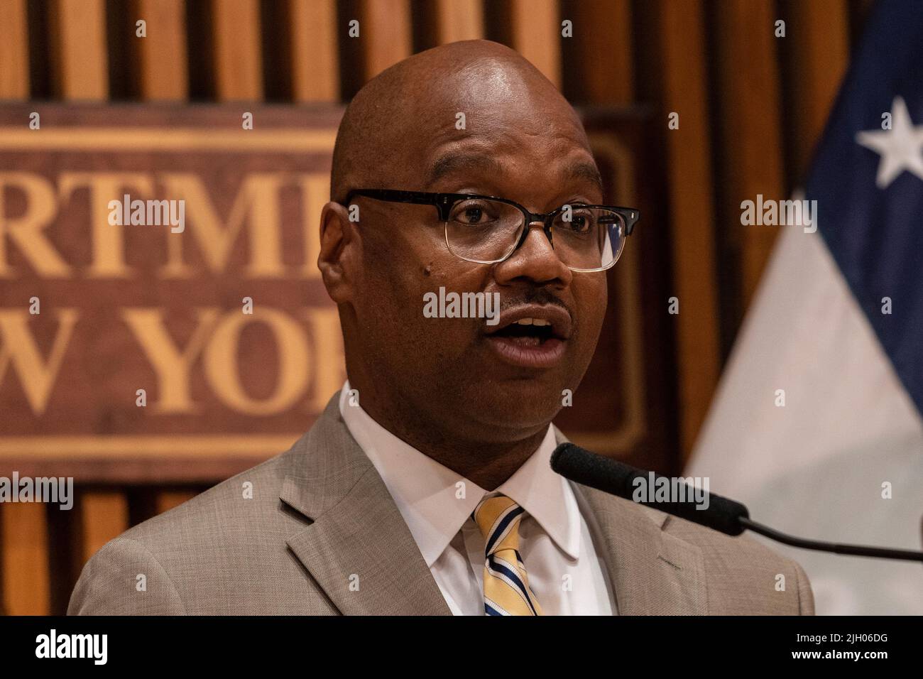New York, USA. 13th July, 2022. Departmnent of Social Services ...
