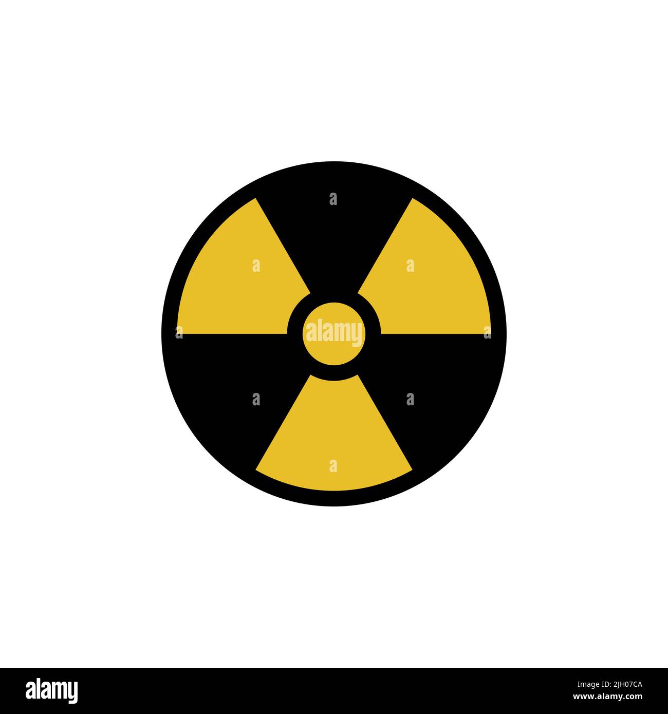 nuclear sign symbol isolated on white background Stock Vector Image ...