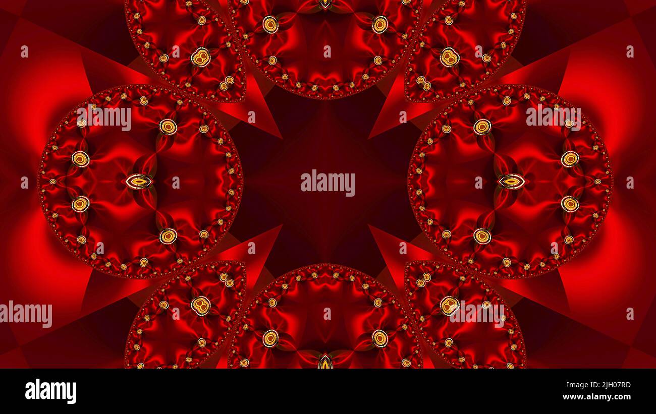 Abstract symmetrical textural red background Stock Photo - Alamy