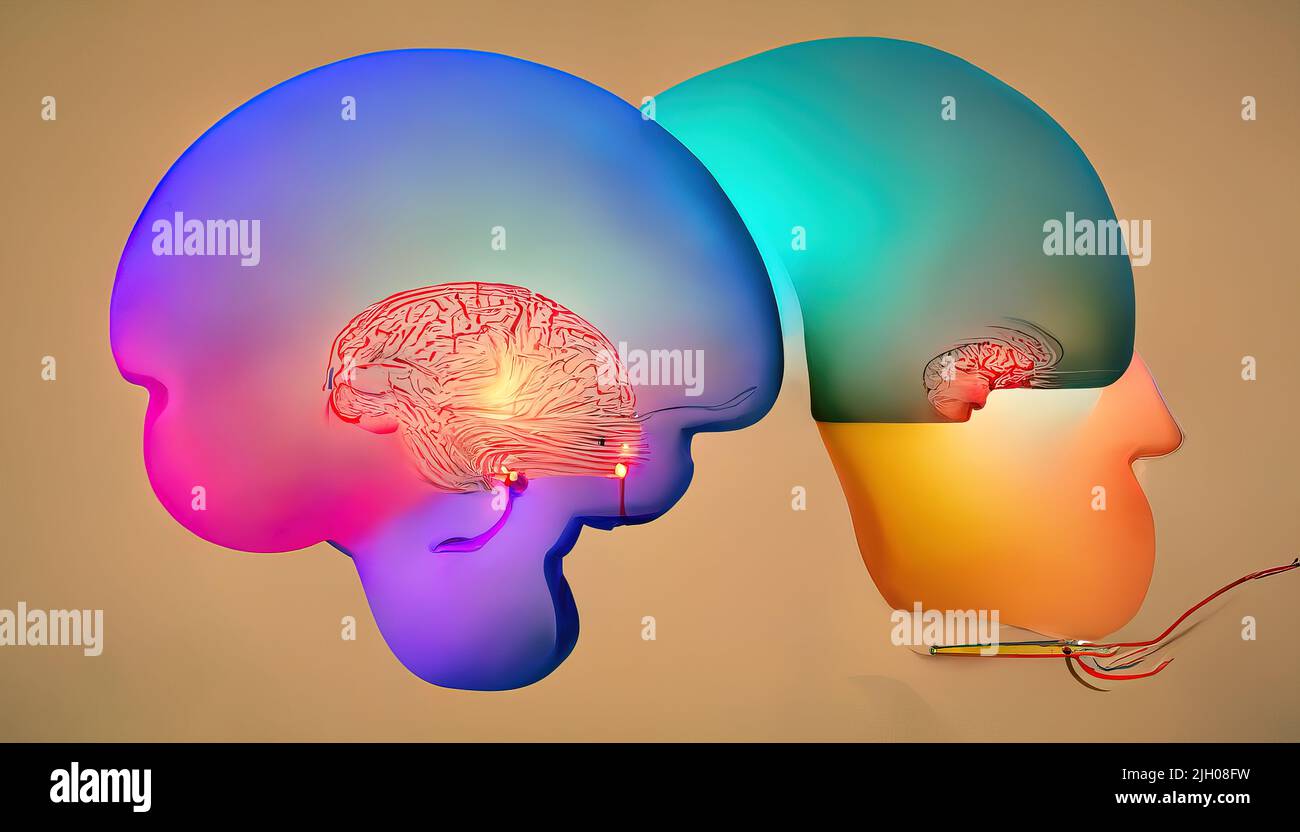 Brain computer interface, conceptual illustration Stock Photo - Alamy Brain computer interface, conceptual illustration Stock Photo - Alamy