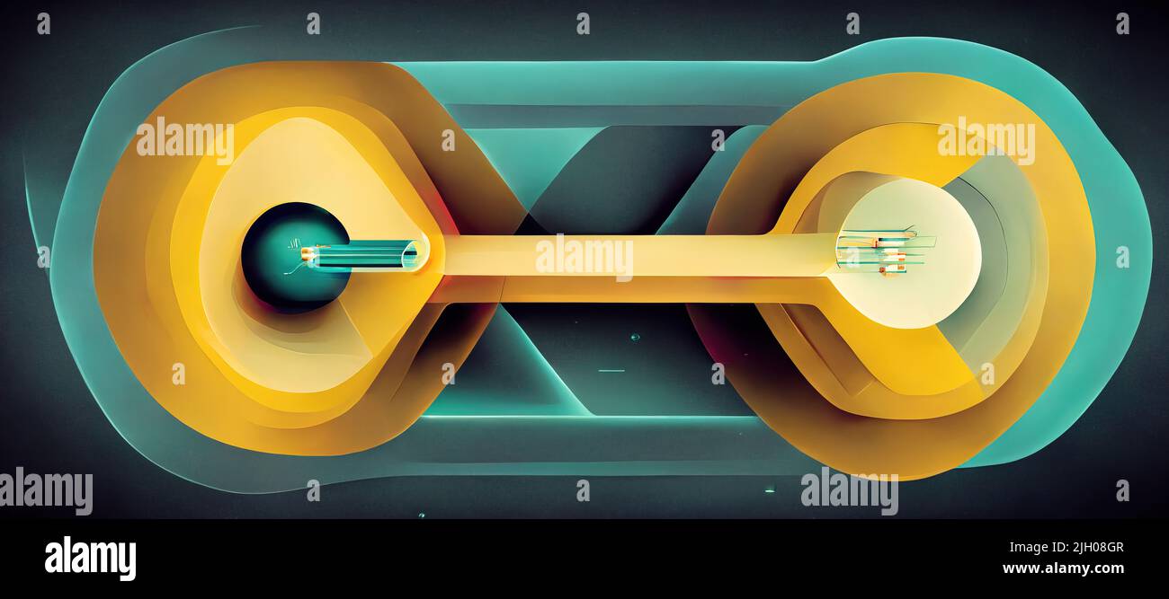 Quantum computing, conceptual illustration Stock Photo - Alamy