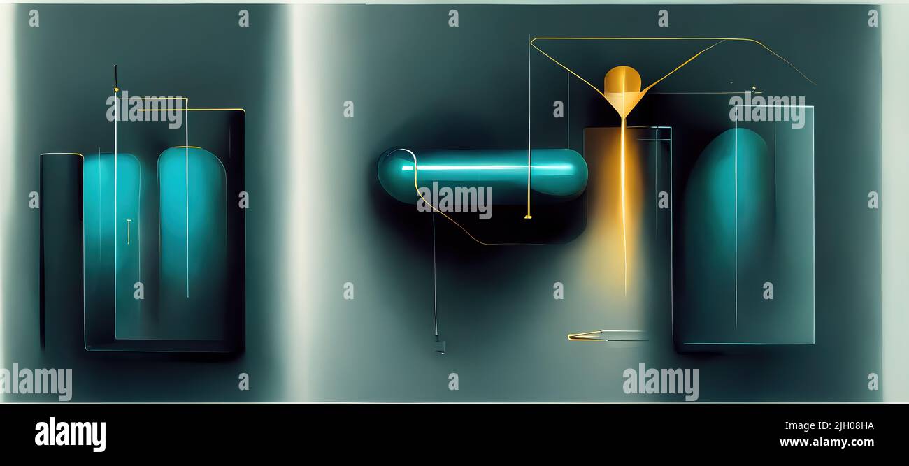 Quantum computing, conceptual illustration Stock Photo - Alamy