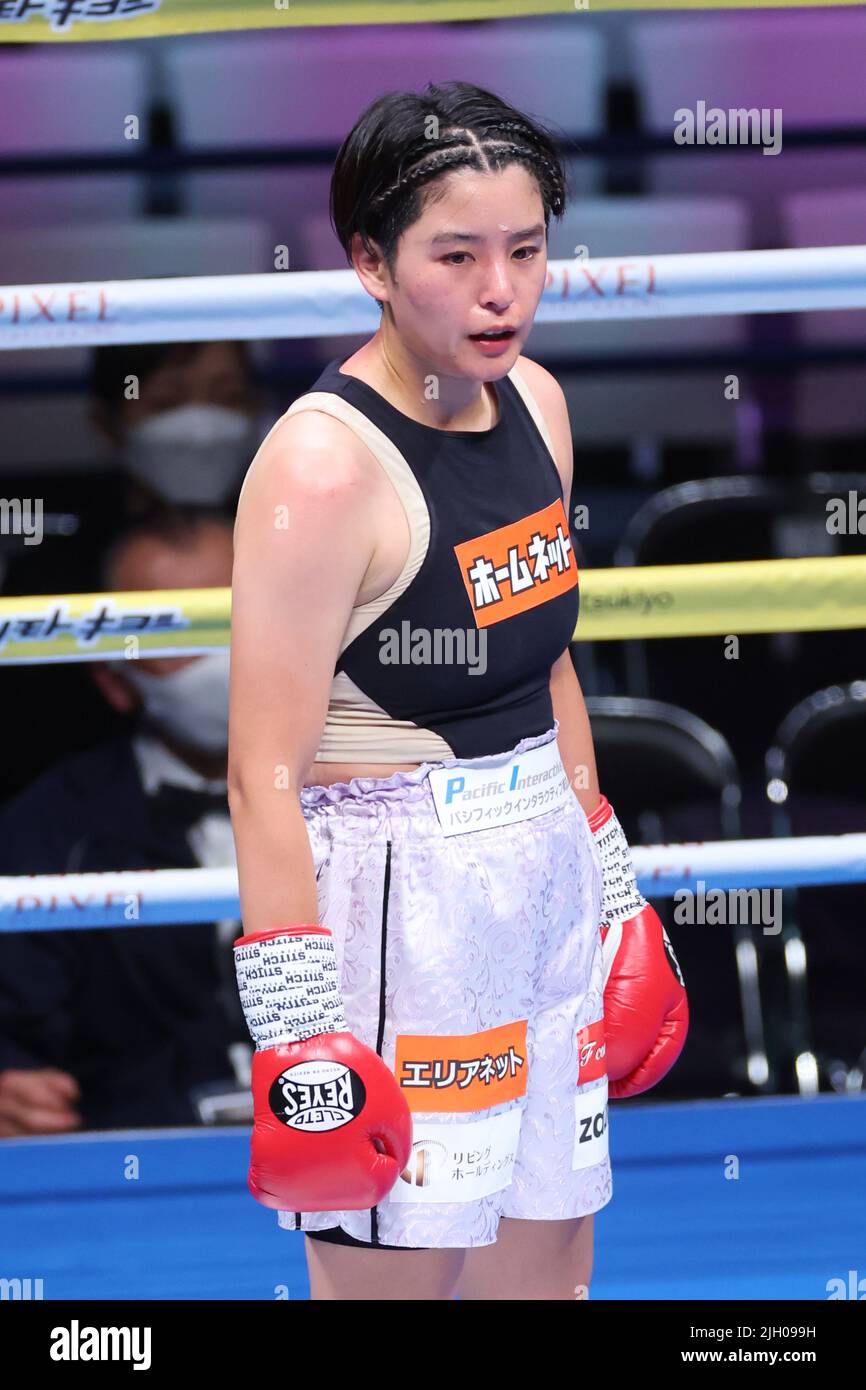 Tokyo, Japan. 13th July, 2022. Satsuki Ito (JPN) Boxing : Women's 6R ...