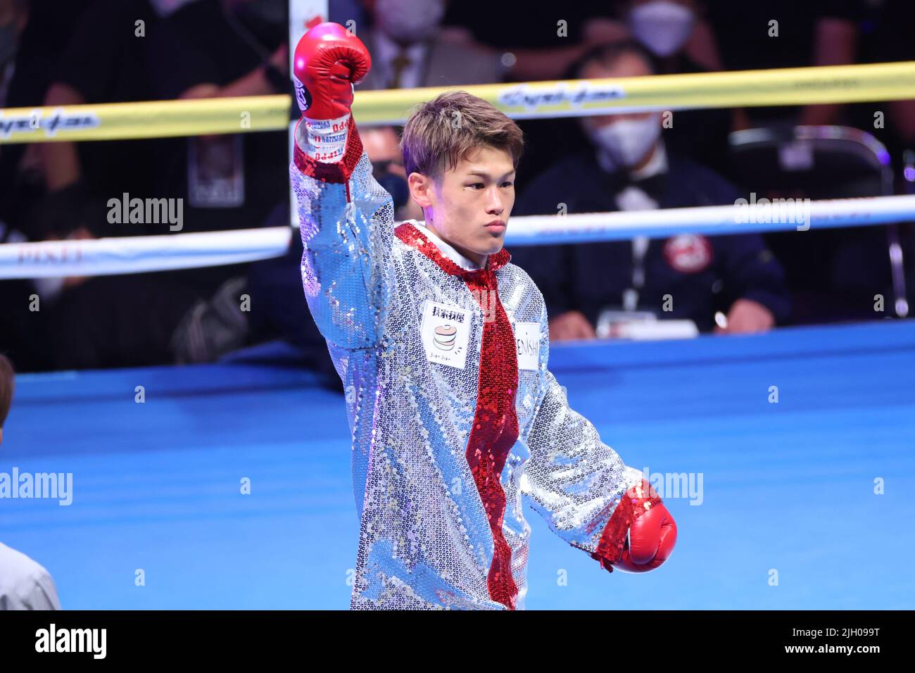 Tokyo, Japan. 13th July, 2022. Hayato Tsutsumi (JPN) Boxing : 8R ...