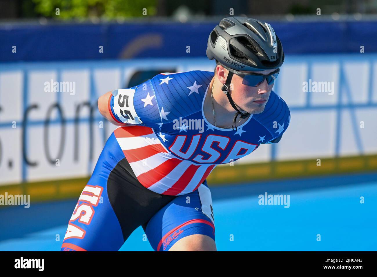 Birmingham, AL, USA. 08th July, 2022. James SADLER of the United States ...