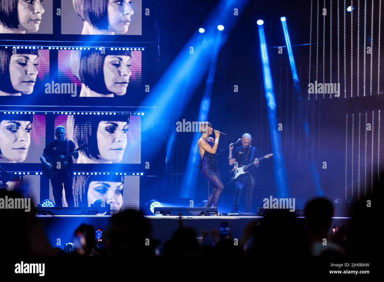 Alessandra Amoroso performs live on stage during Tutto Accade 2022 at ...