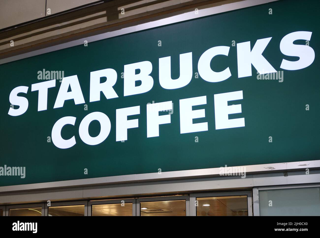 Washington, DC, USA. 13th July, 2022. Exterior view of a Starbucks at ...