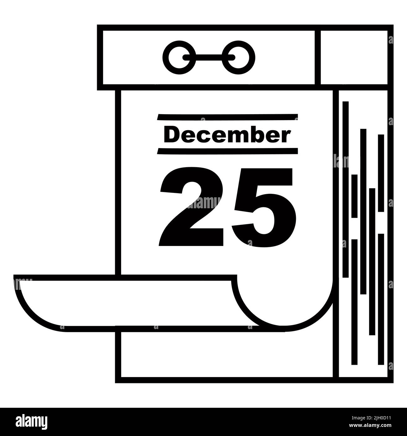 Tear off calendar Cut Out Stock Images & Pictures - Alamy