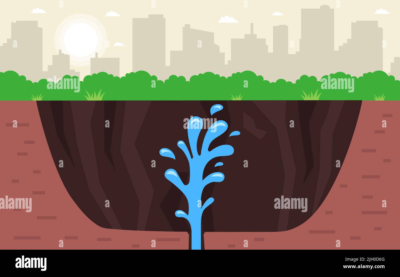 Fresh water hole Stock Vector Images - Alamy