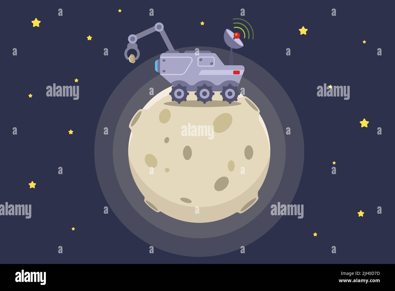 Draw The Moon Rover Car Pics About Space