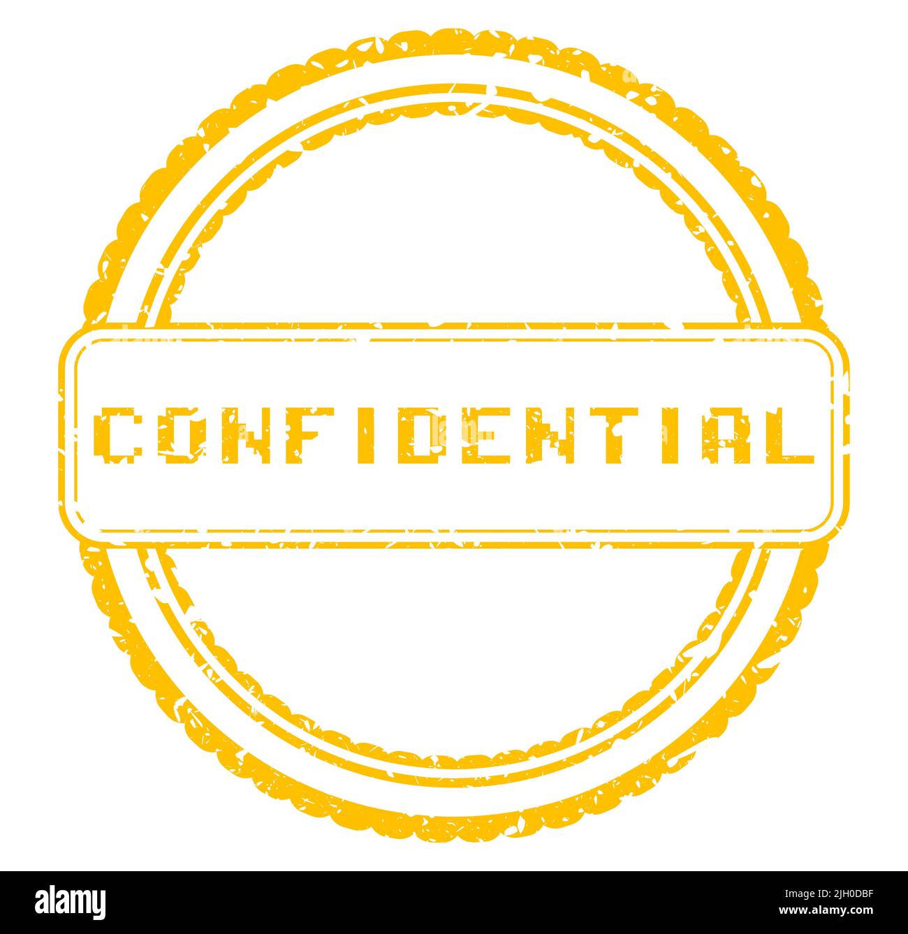 Simple vintage rubber stamp with Confidential text Stock Vector Image ...