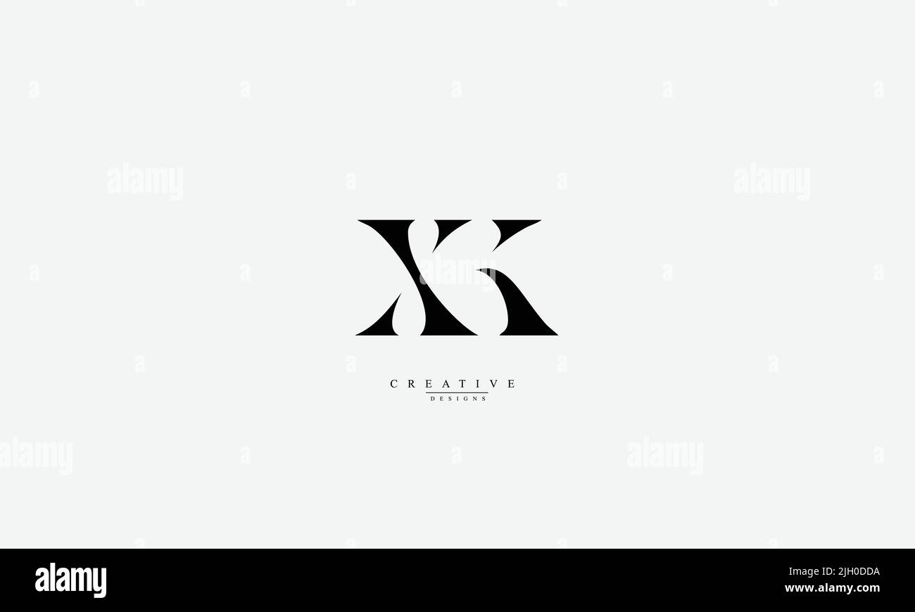 Alphabet Letters Initials Monogram Logo Xk Kx X K Stock Vector Image And Art Alamy