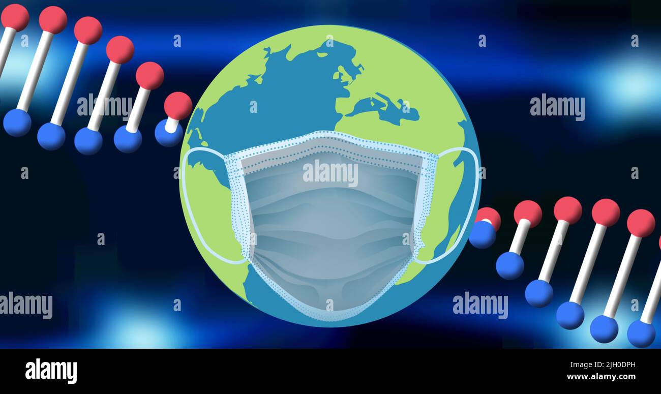 Dna strand and globe hi-res stock photography and images - Alamy