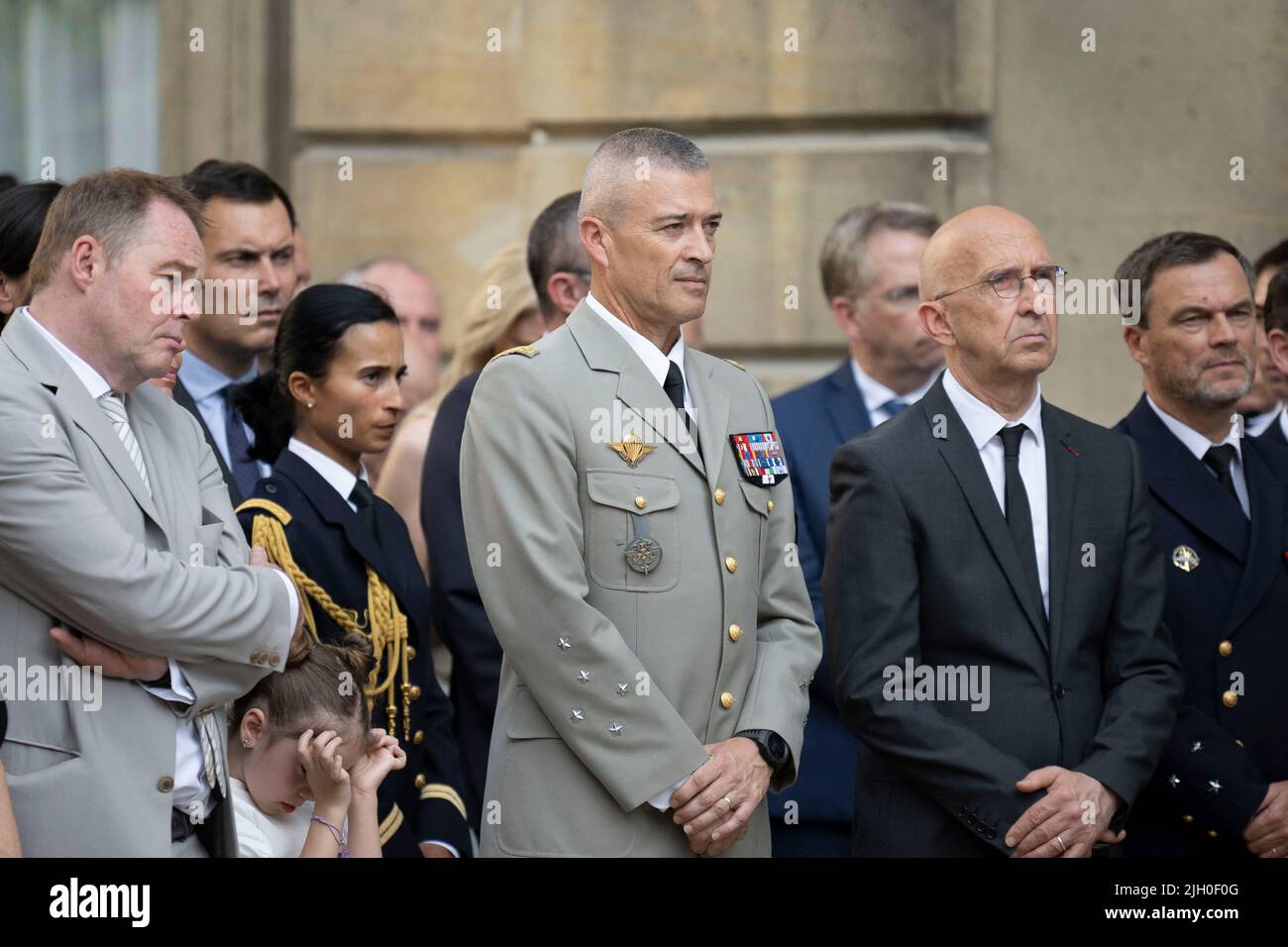 France's Chief of the Defence Staff Thierry Burkhard at the Ministry of ...