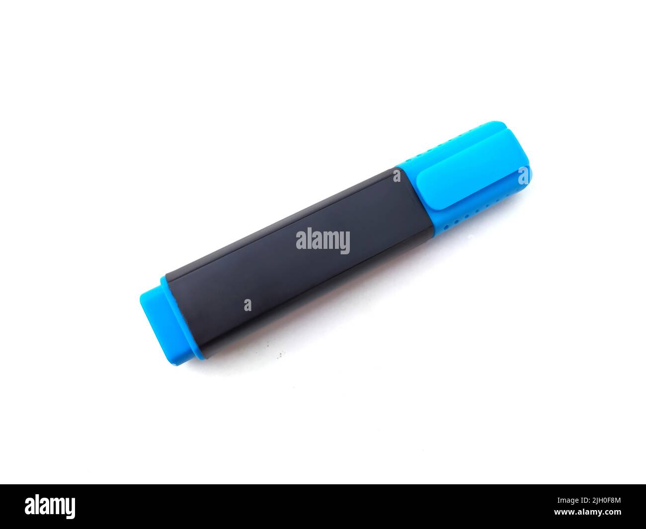 black and blue marker isolated on white background Stock Photo - Alamy