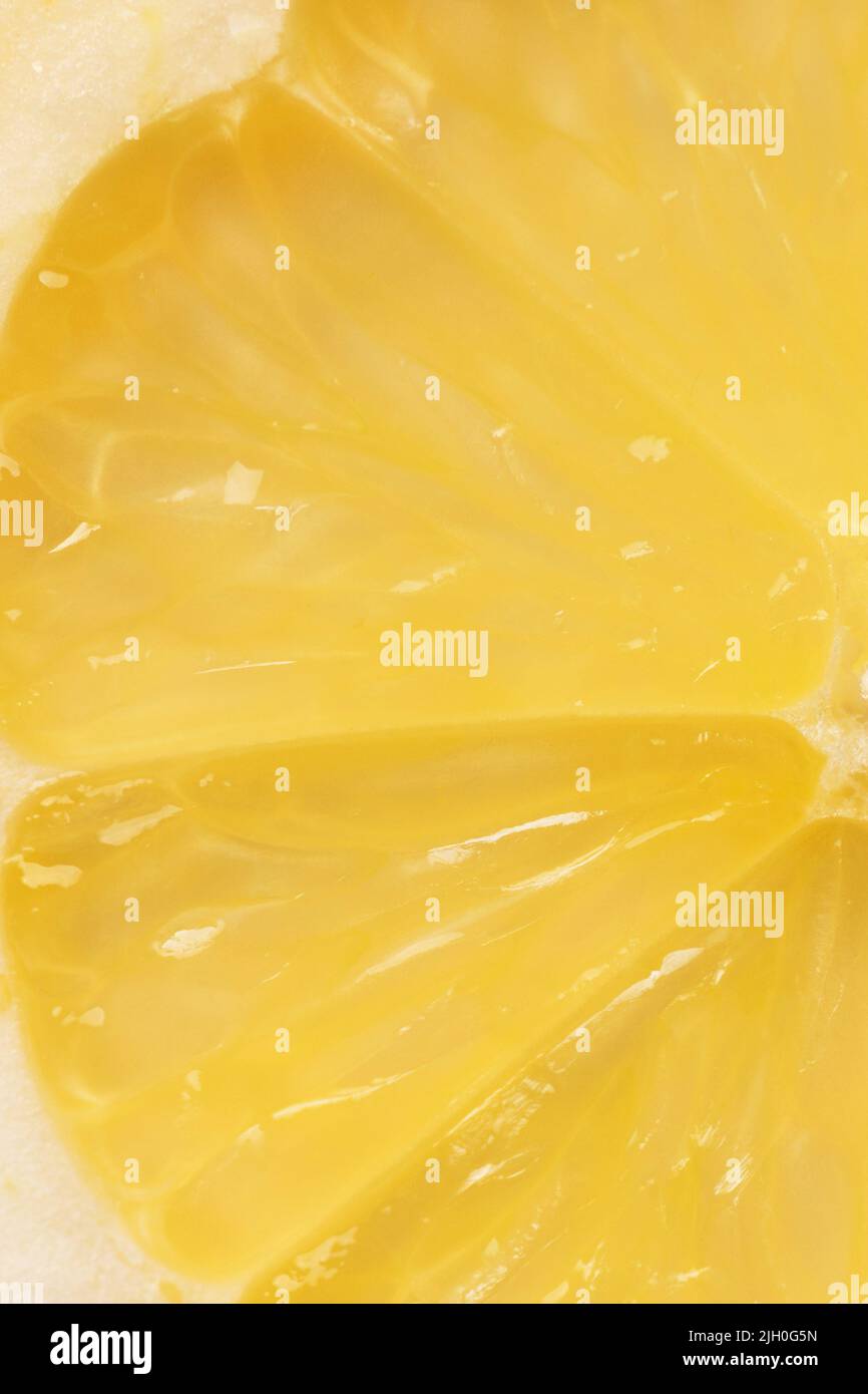Lemon slice macro texture. Lemon citrus fruit background Stock Photo - Alamy