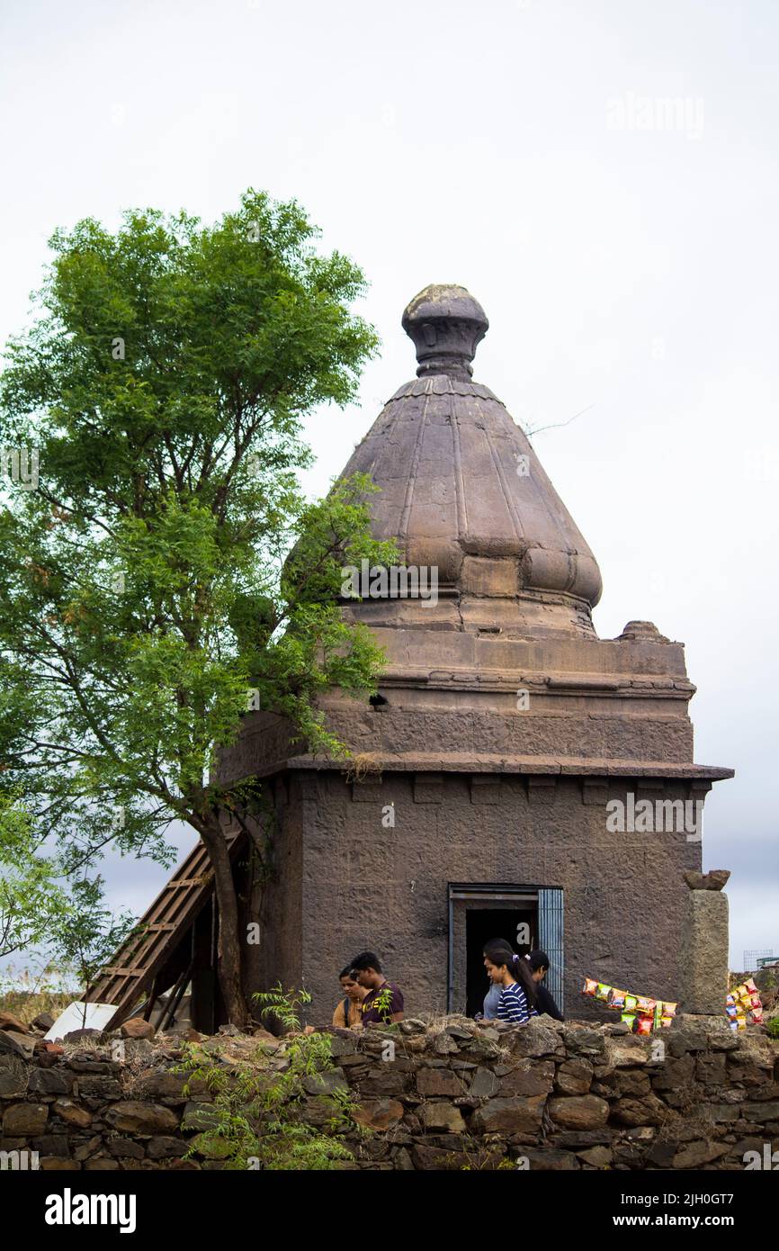 Hindu temples, god, stone carving, traditional, temple on fort Stock ...