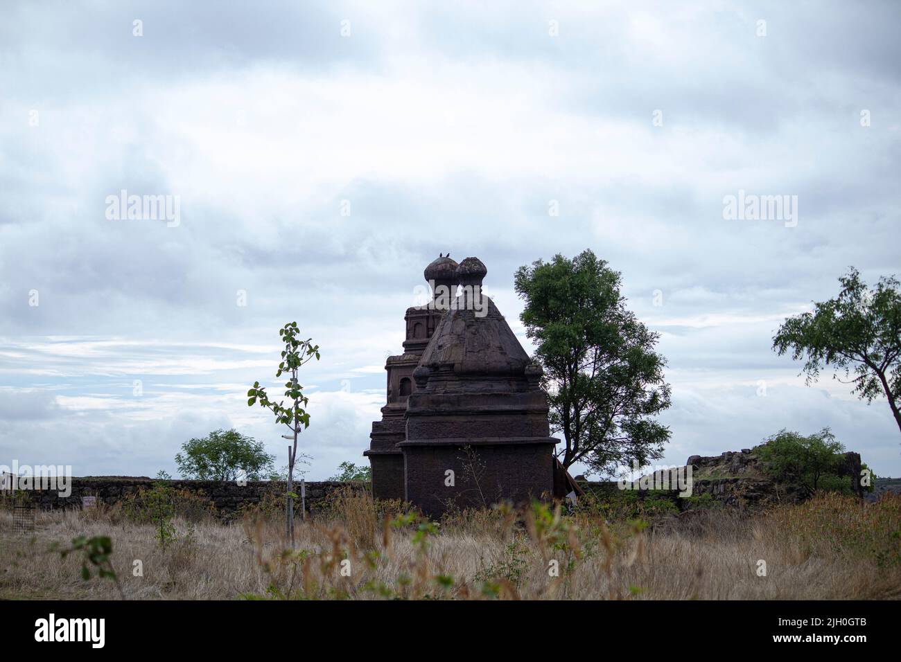 Hindu temples, god, stone carving, traditional, temple on fort Stock ...