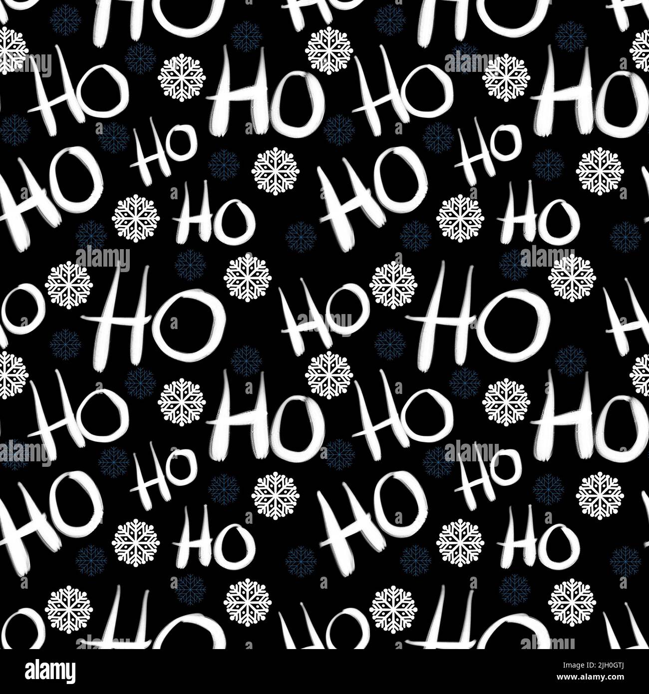 Christmas seamless Santa ho ho ho pattern for new year gifts and ...