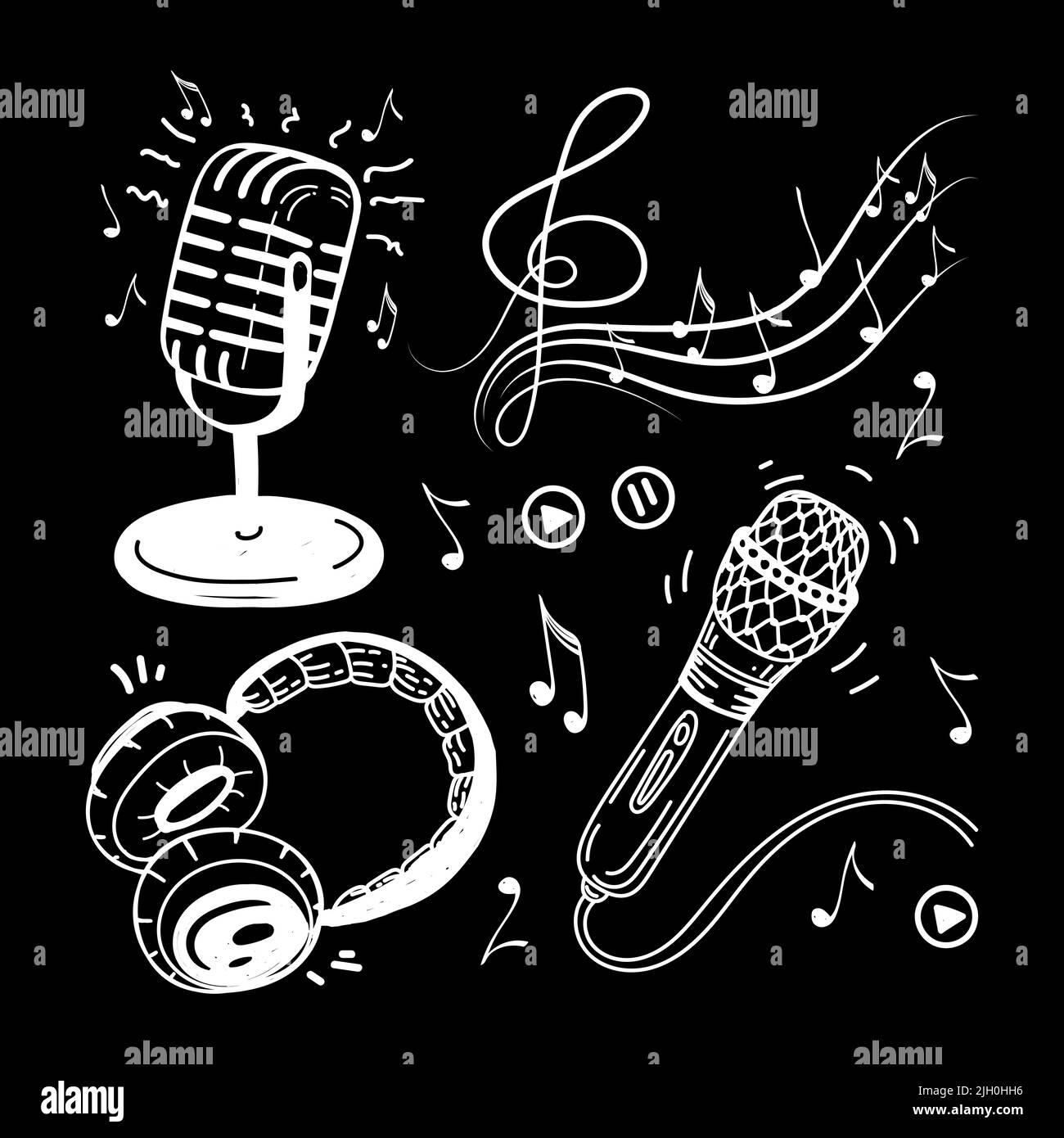 Hand on mixer in Stock Vector Images - Alamy