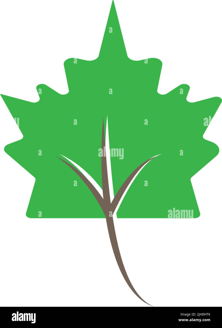 this is a leaf icon vector illustration design Stock Vector Image & Art ...