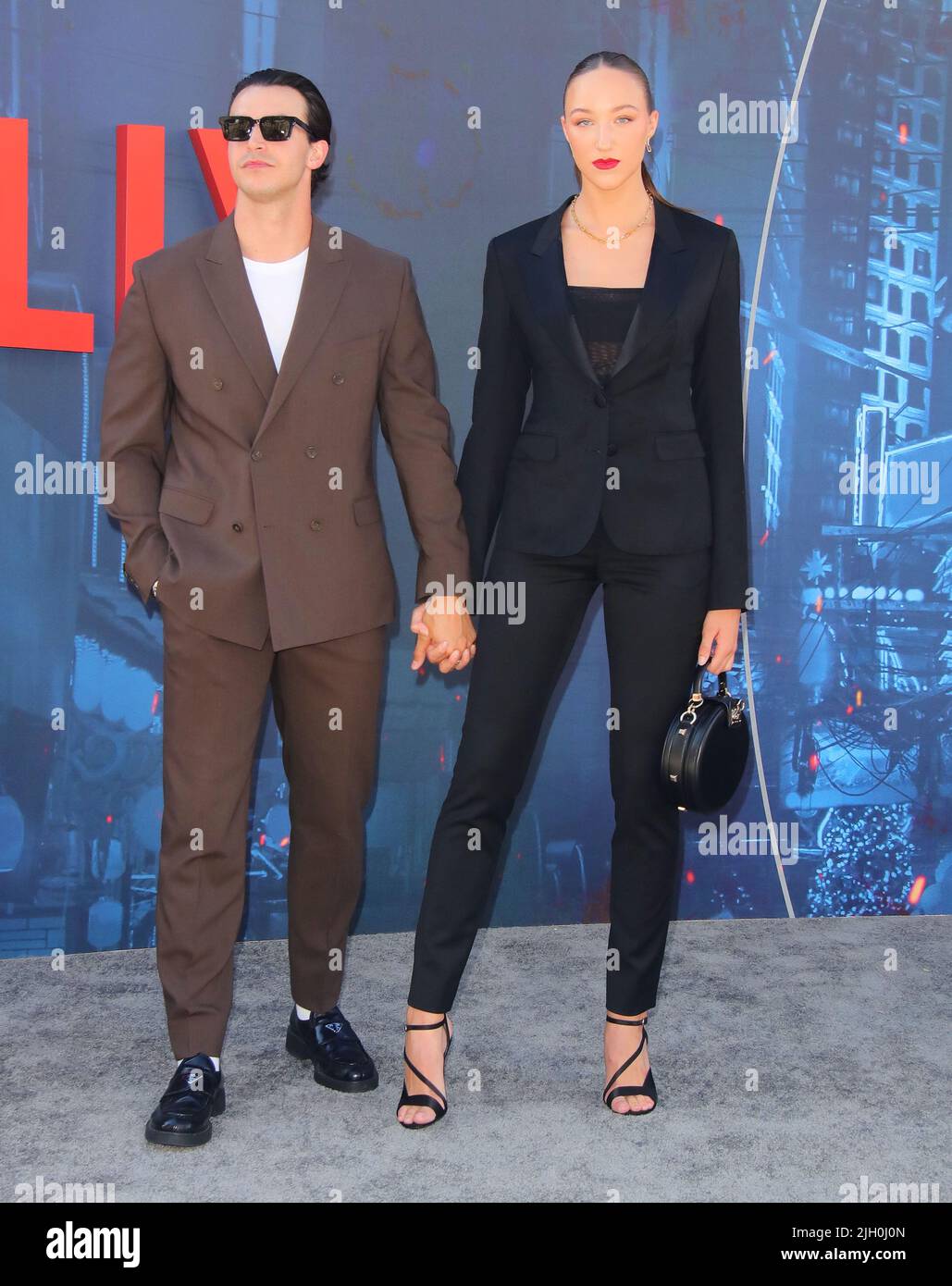 Hollywood, CA , July 13, 2022, Ava Michelle, Brian Pearn arrives at THE ...