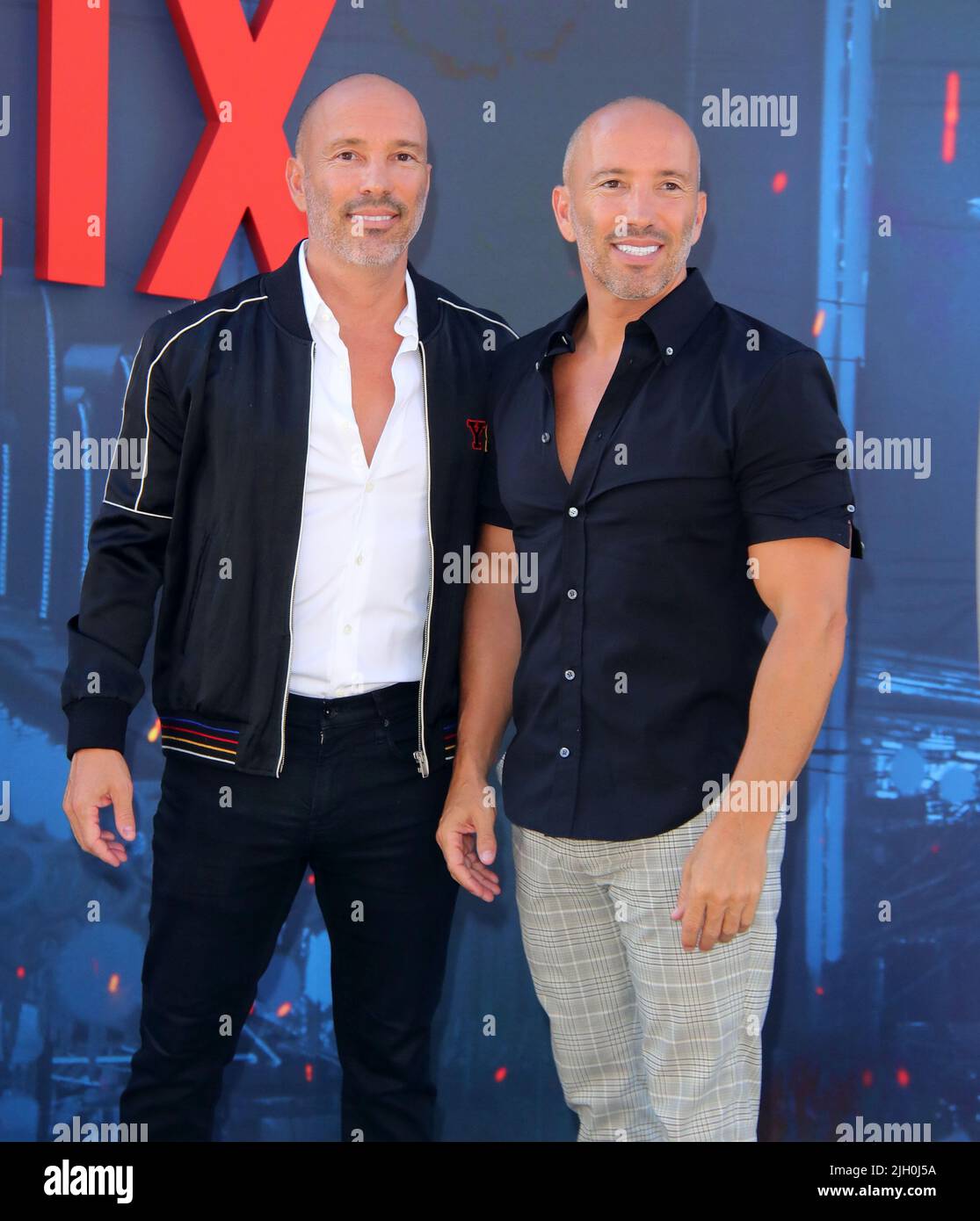 Hollywood, CA , July 13, 2022, Jason Oppenheim, Brett Oppenheim arrives ...