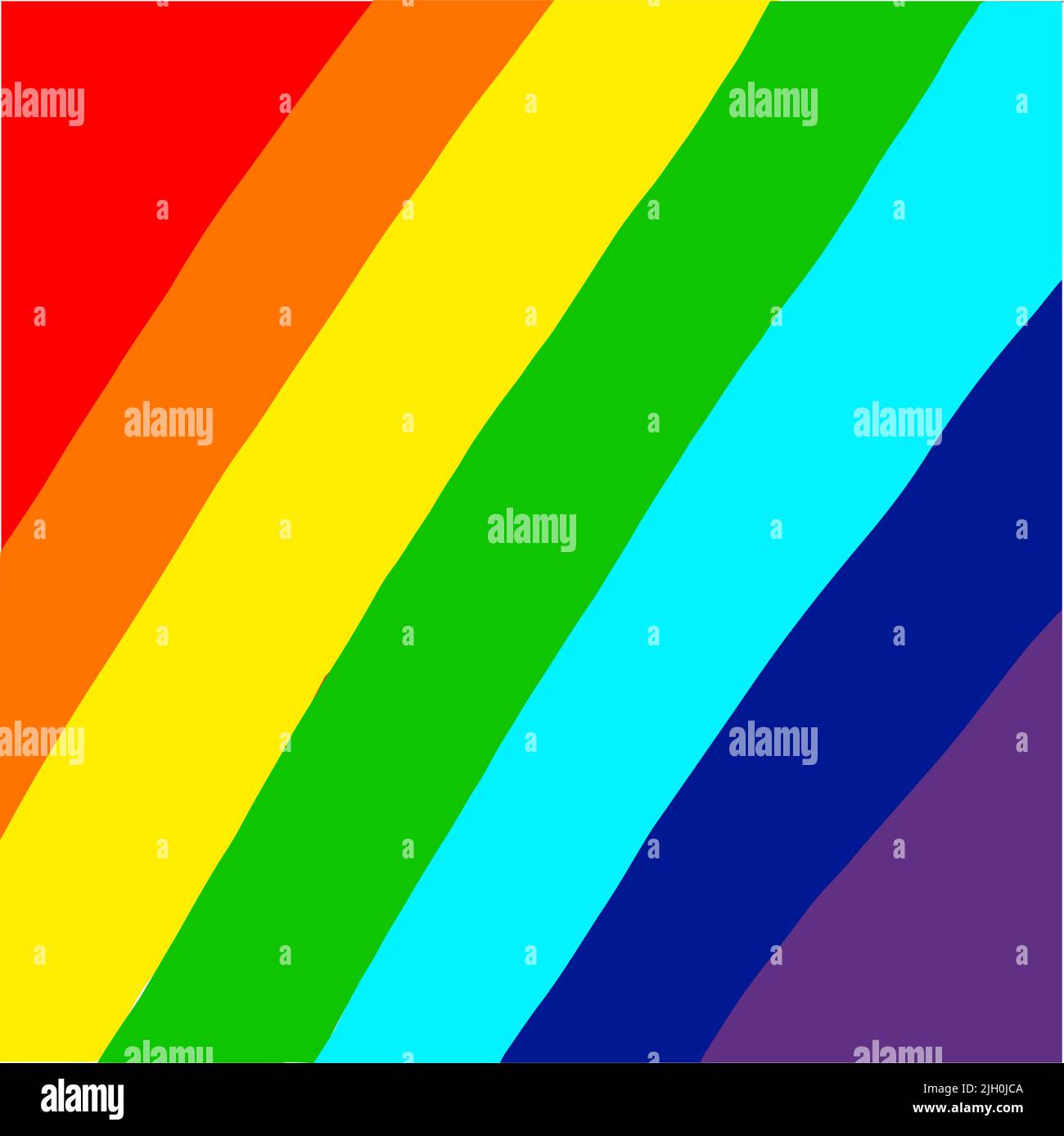 Bright rainbow pattern. Hope for a peaceful life. Vector, Illustration ...