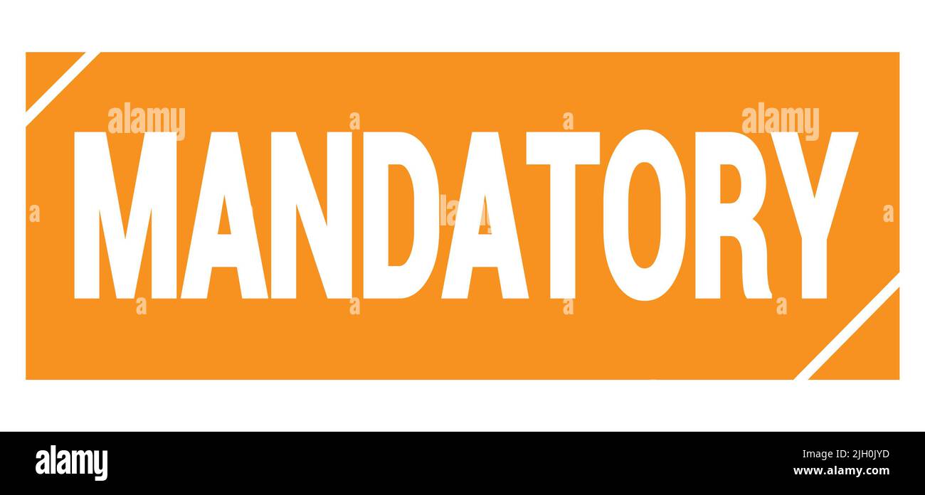 Mandatory stamp Cut Out Stock Images & Pictures - Alamy