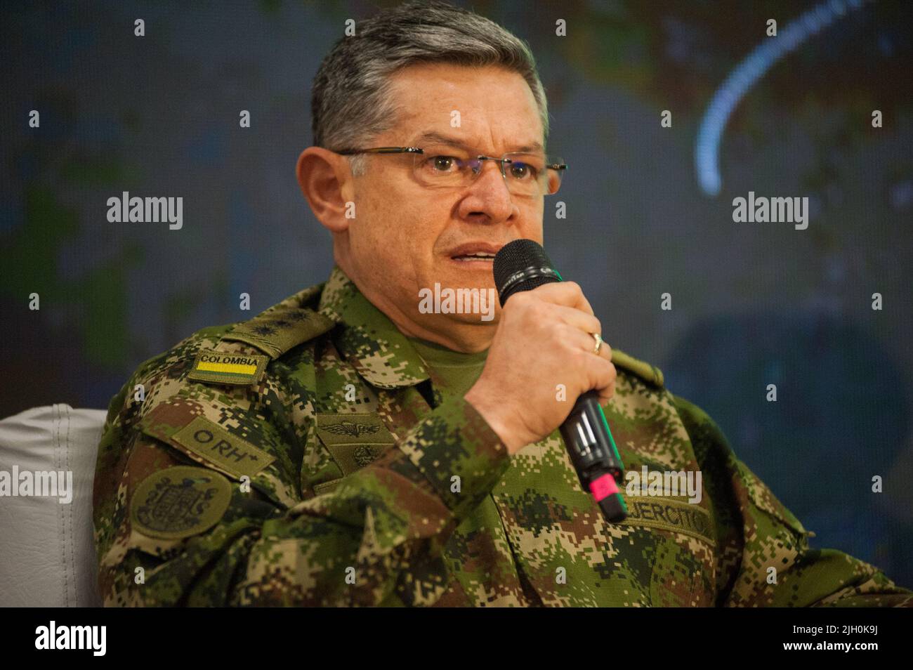 Colombia's new Colombian army general Carlos Moreno who will take place ...