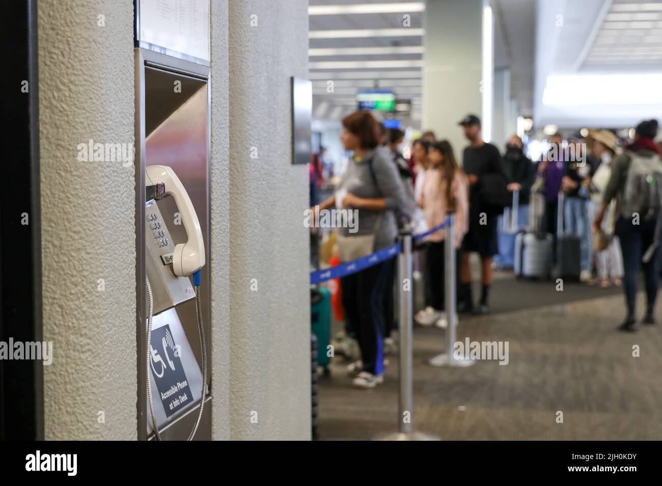 White courtesy phone hi-res stock photography and images - Alamy