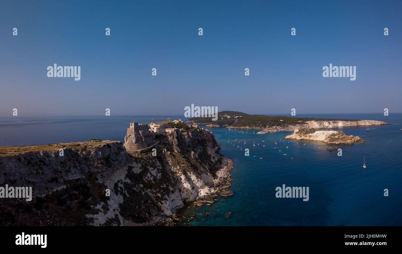 Aerial view af the Tremiti Islands in Italy Stock Photo - Alamy