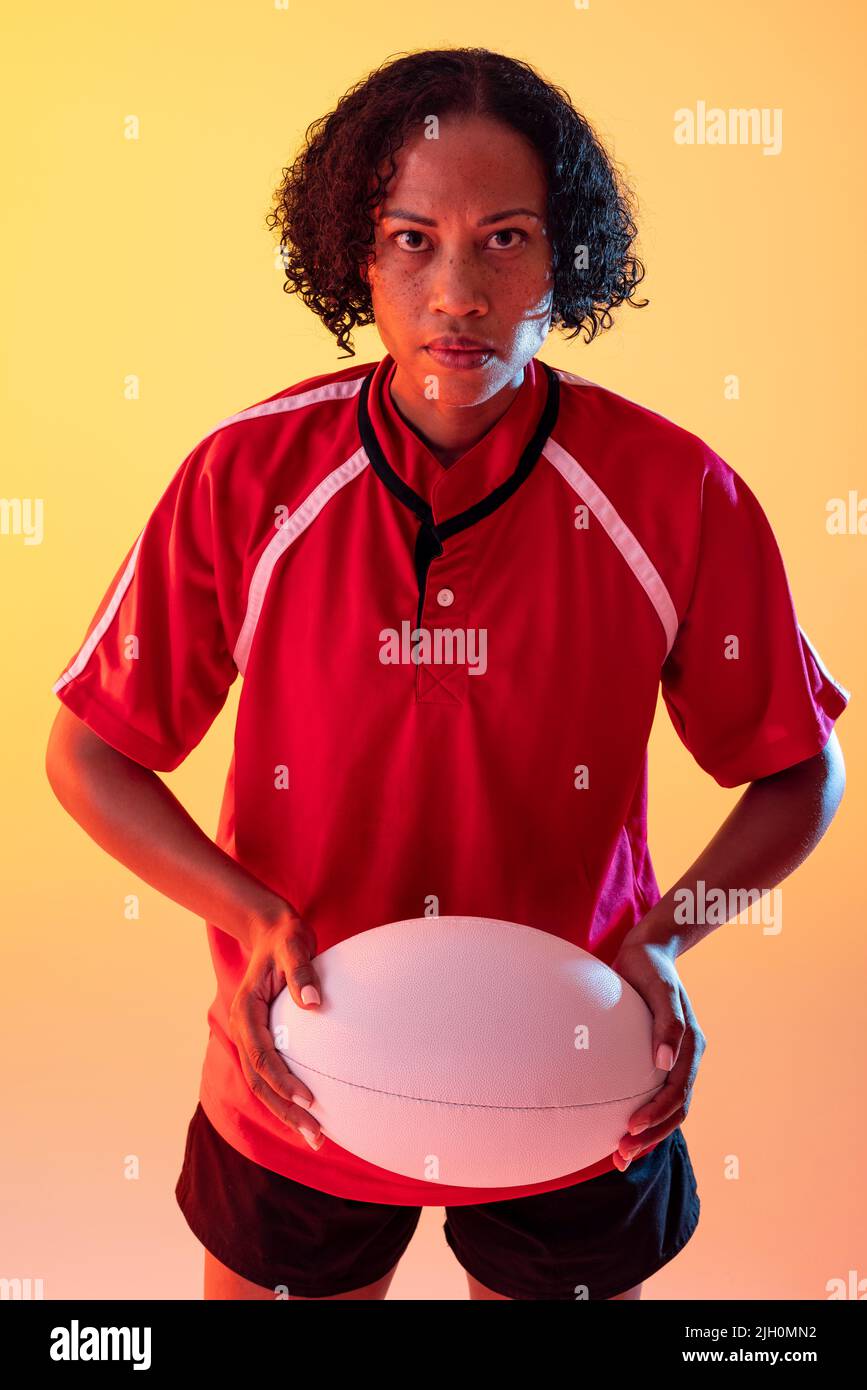 Portrait african american female rugby hi-res stock photography and ...