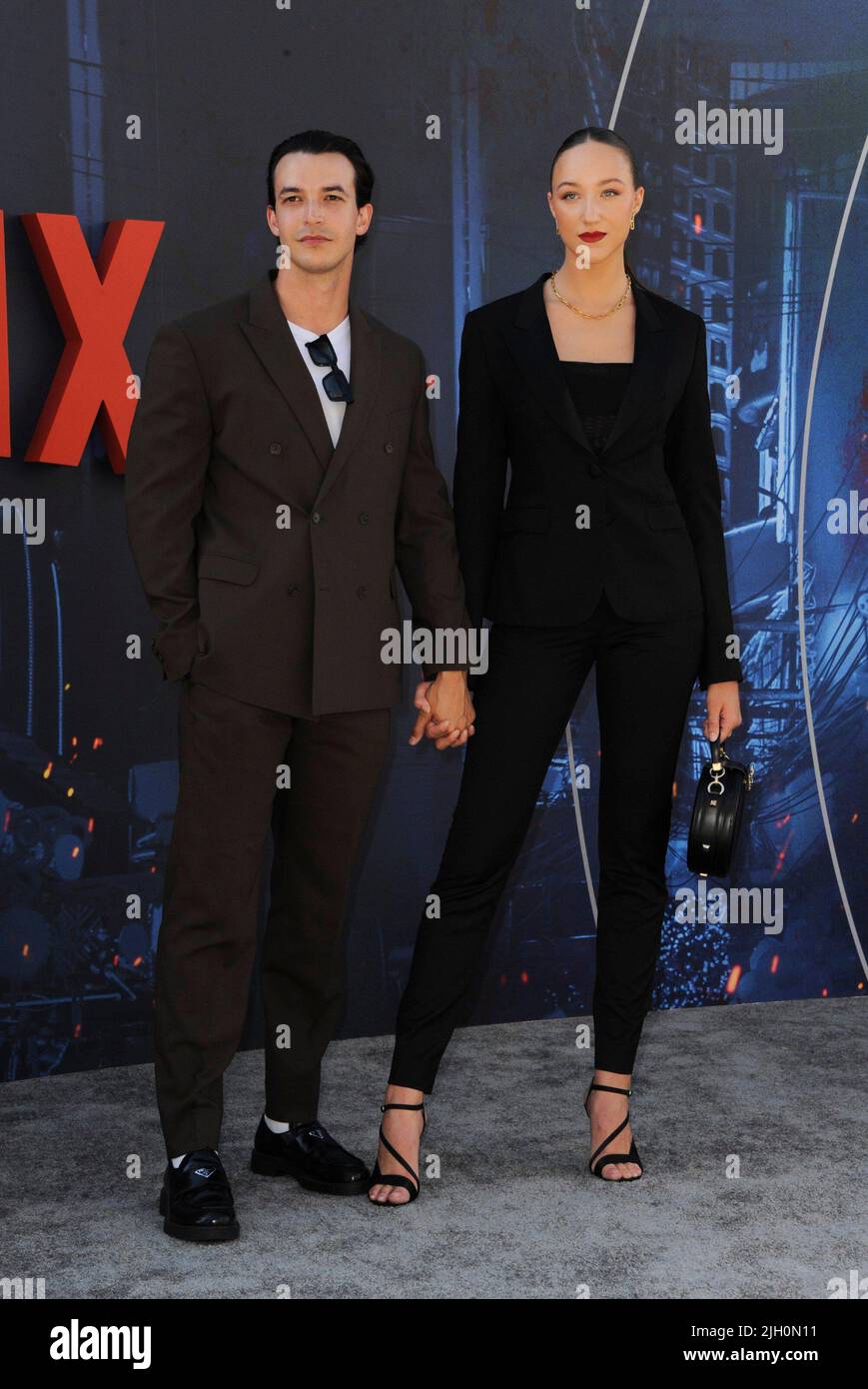 Los Angeles, CA. 13th July, 2022. Ava Michelle, Bryan Pearn at arrivals ...