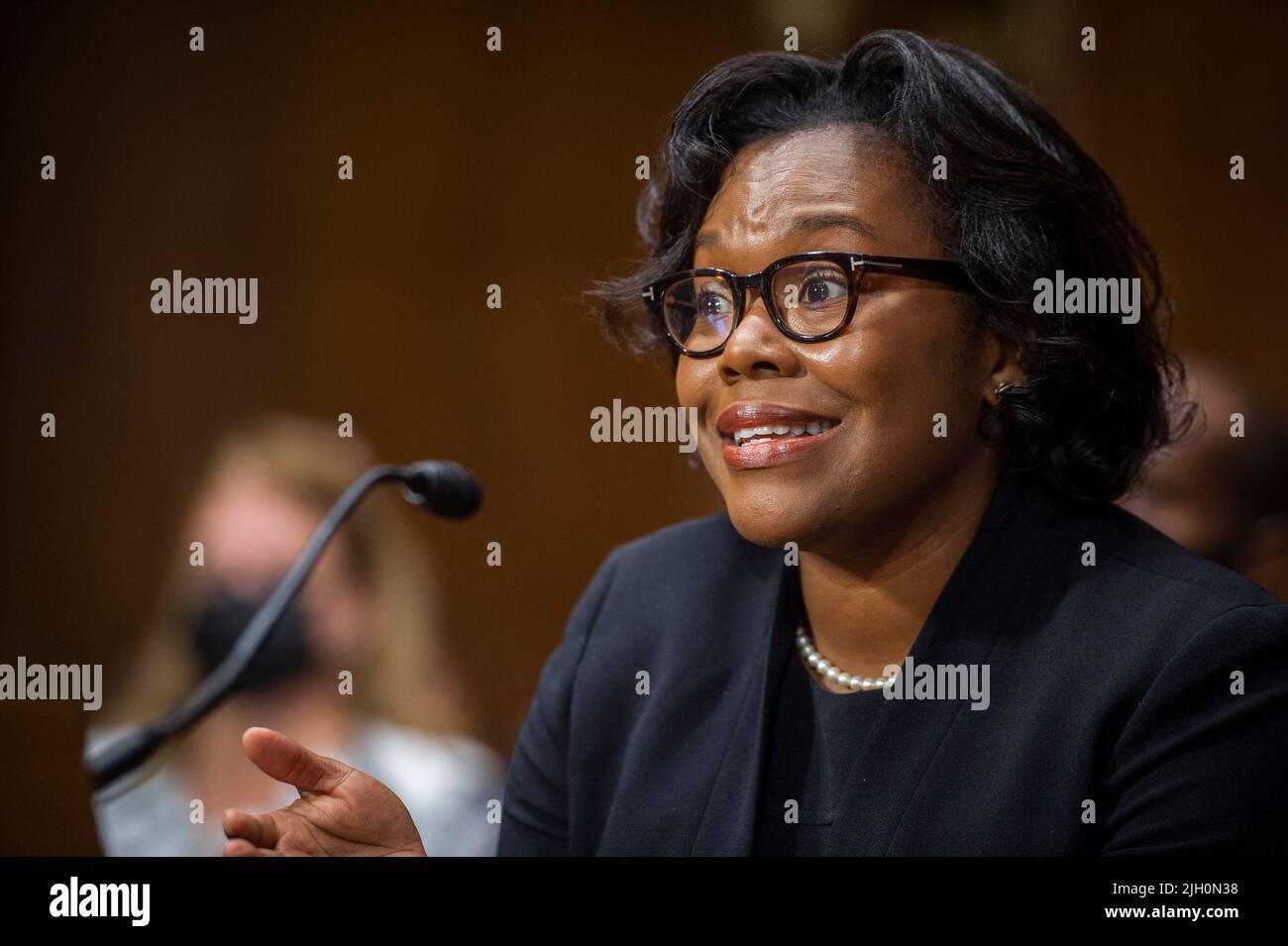 Doris L. Pryor appears before a Senate Committee on the Judiciary ...
