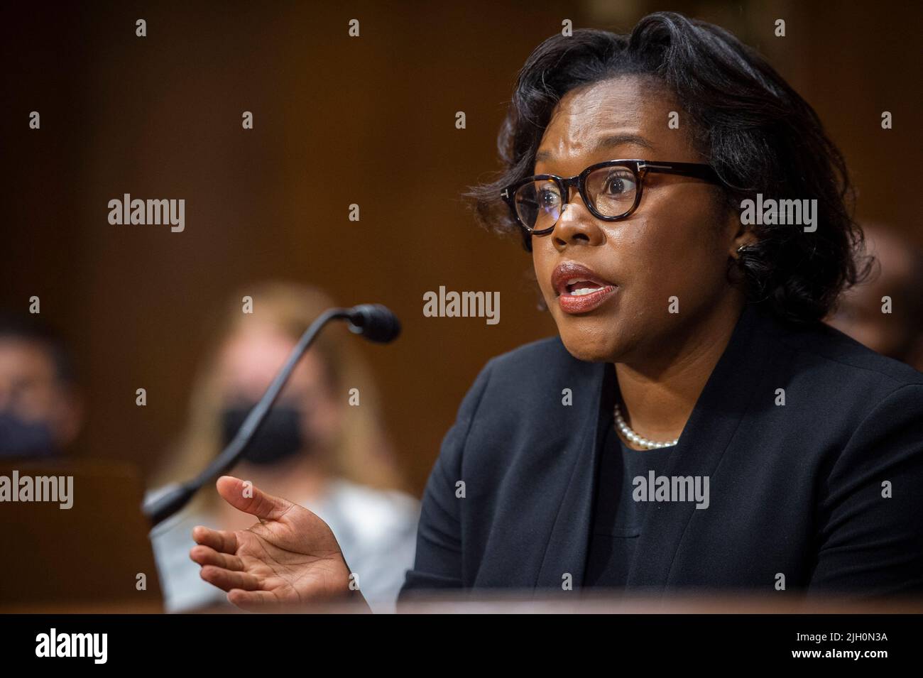 Doris L. Pryor appears before a Senate Committee on the Judiciary ...