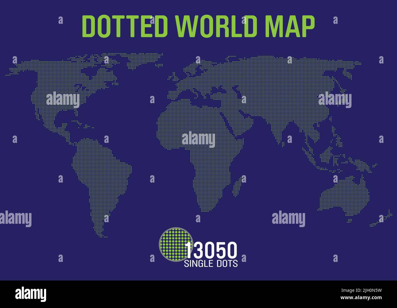 dotted world map Stock Vector Image & Art - Alamy