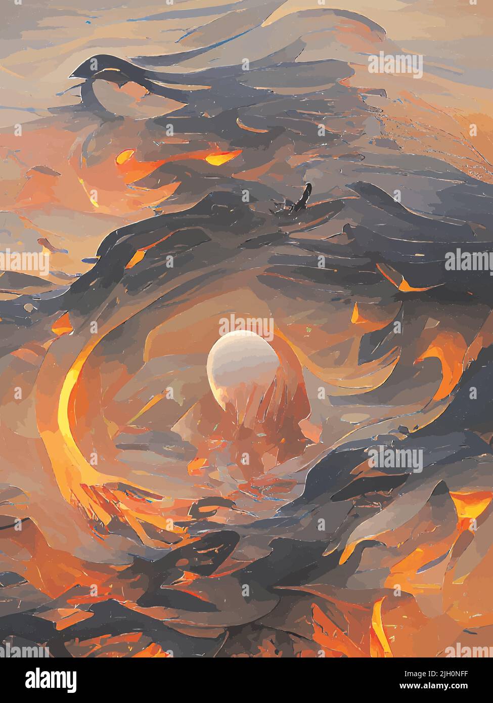 lost planet earth is burning Stock Vector Image & Art - Alamy