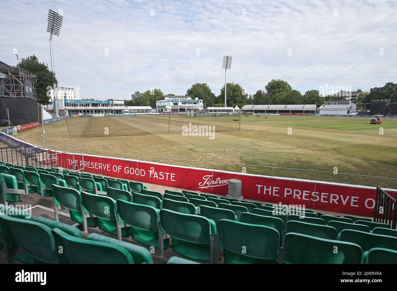 General view of the ground during Essex CCC vs Gloucestershire CCC, LV ...
