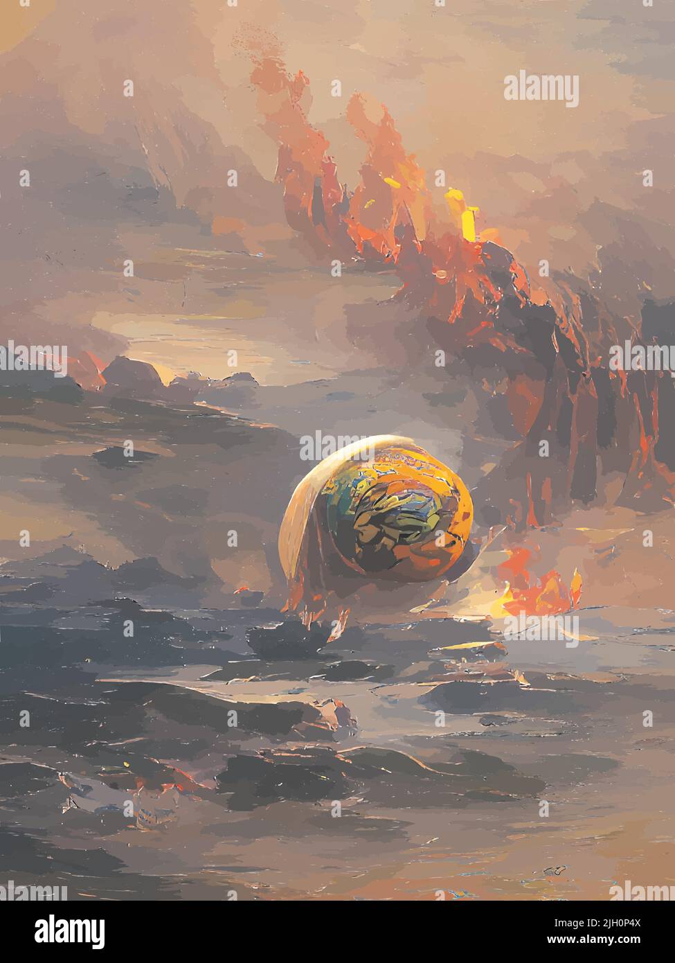 lost planet earth is burning Stock Vector Image & Art - Alamy