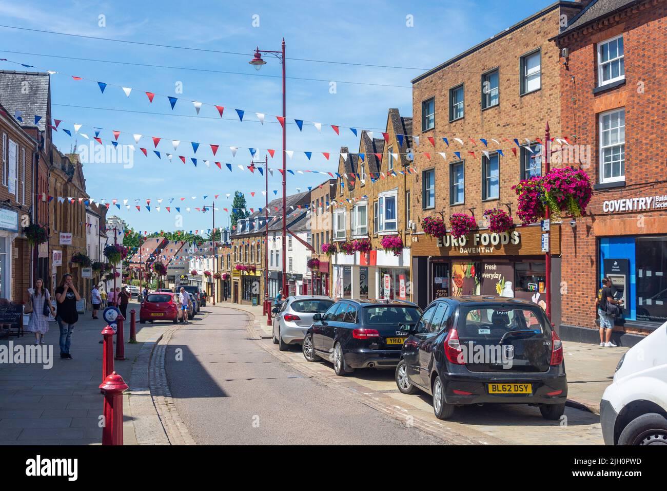 High Street, Daventry, Northamptonshire, England, United Kingdom Stock ...