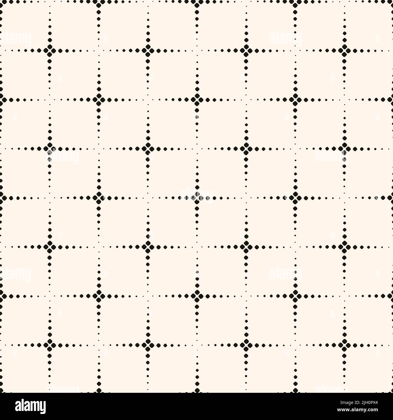 Flash dots monochrome geometric modern seamless pattern. Abstract ...
