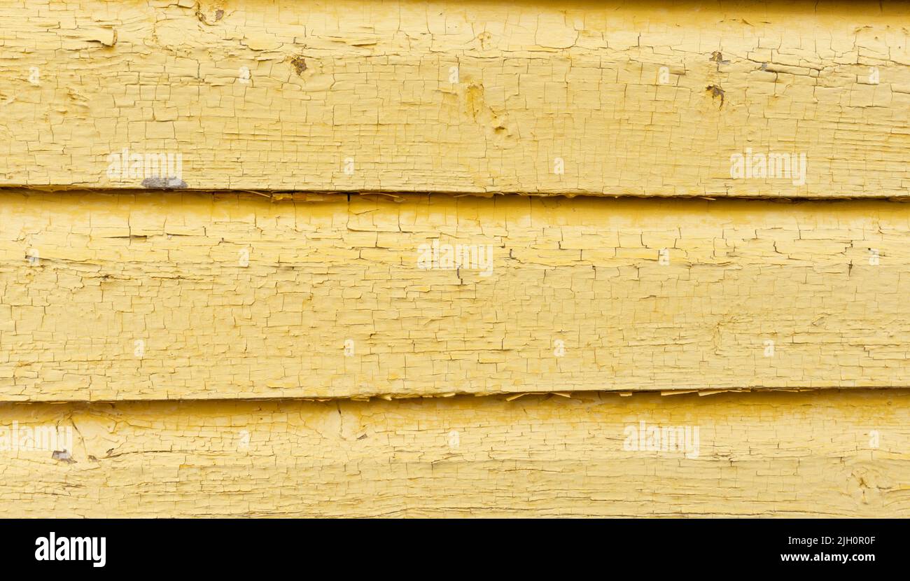 Close up yellow Wooden planks texture. Old slab background. Natural ...