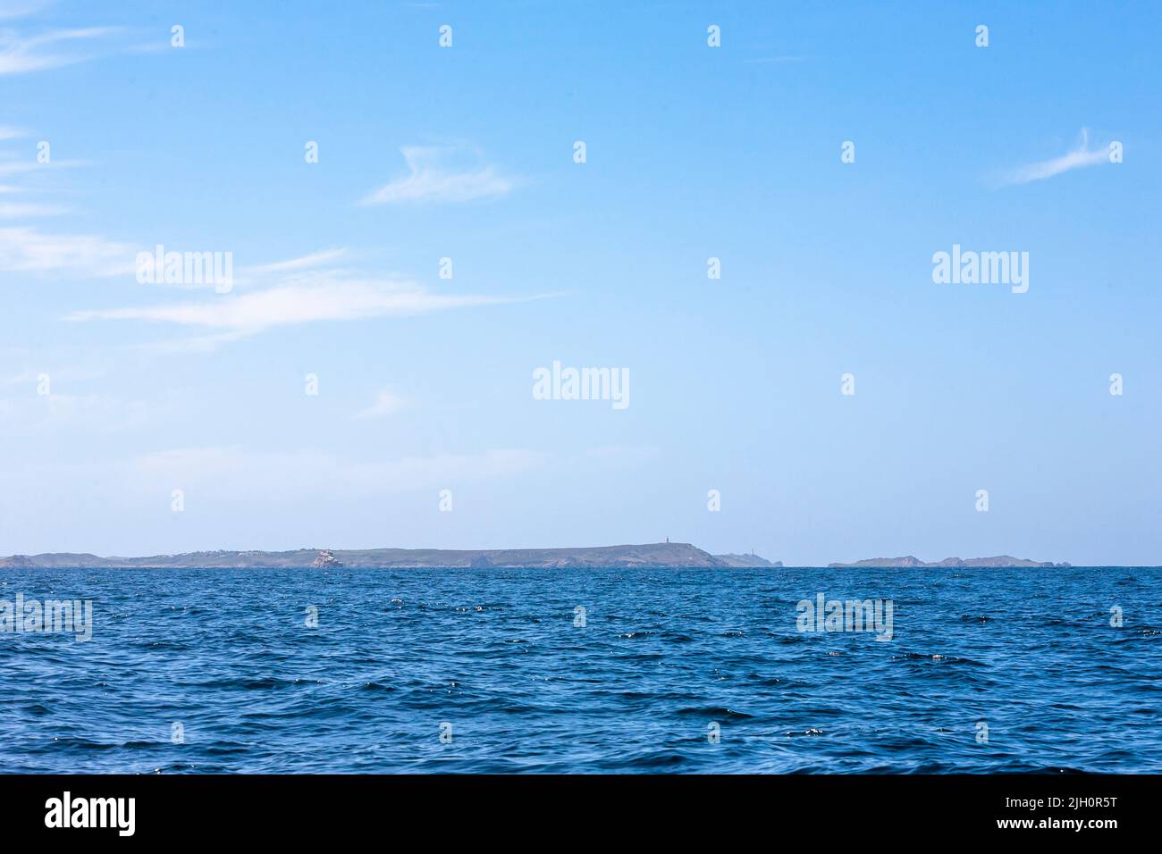 Approaching the Isles of Scilly by sea: the Eastern Isles, St. Martin's ...