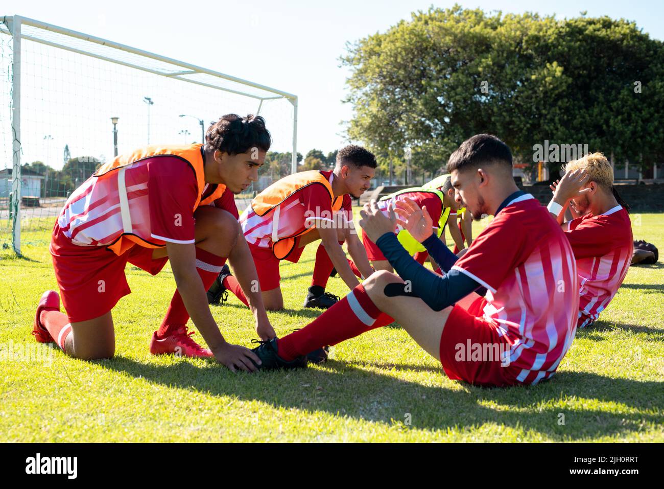 Football players legs hi-res stock photography and images - Alamy