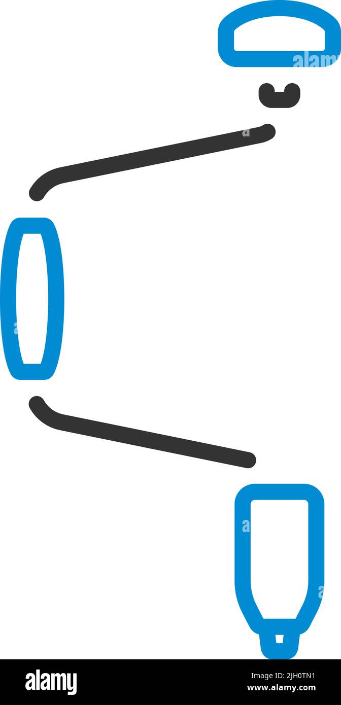 Auger Icon. Editable Bold Outline With Color Fill Design. Vector ...