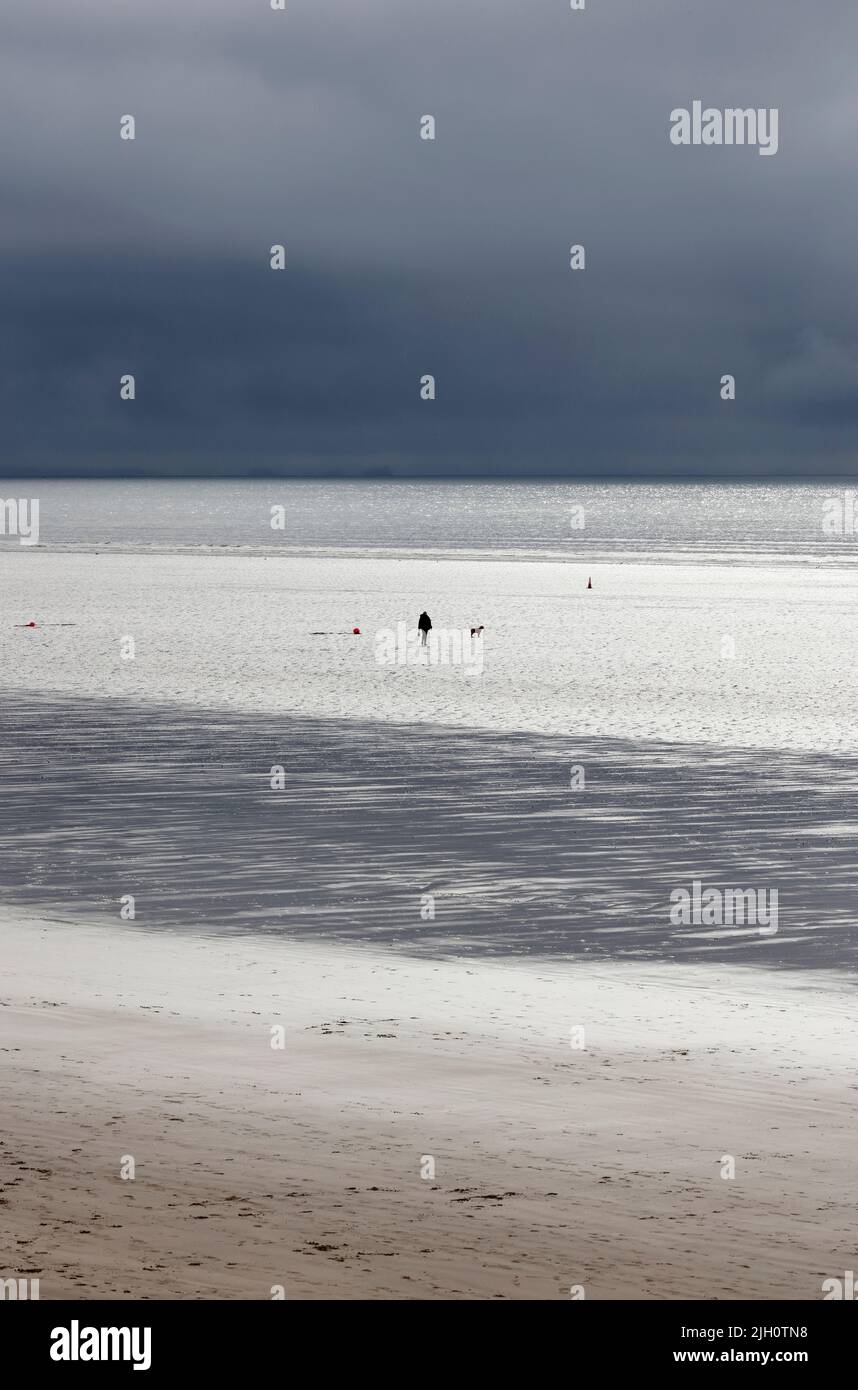 Pendine Sands, Carmarthenshire, Wales, UK Stock Photo - Alamy