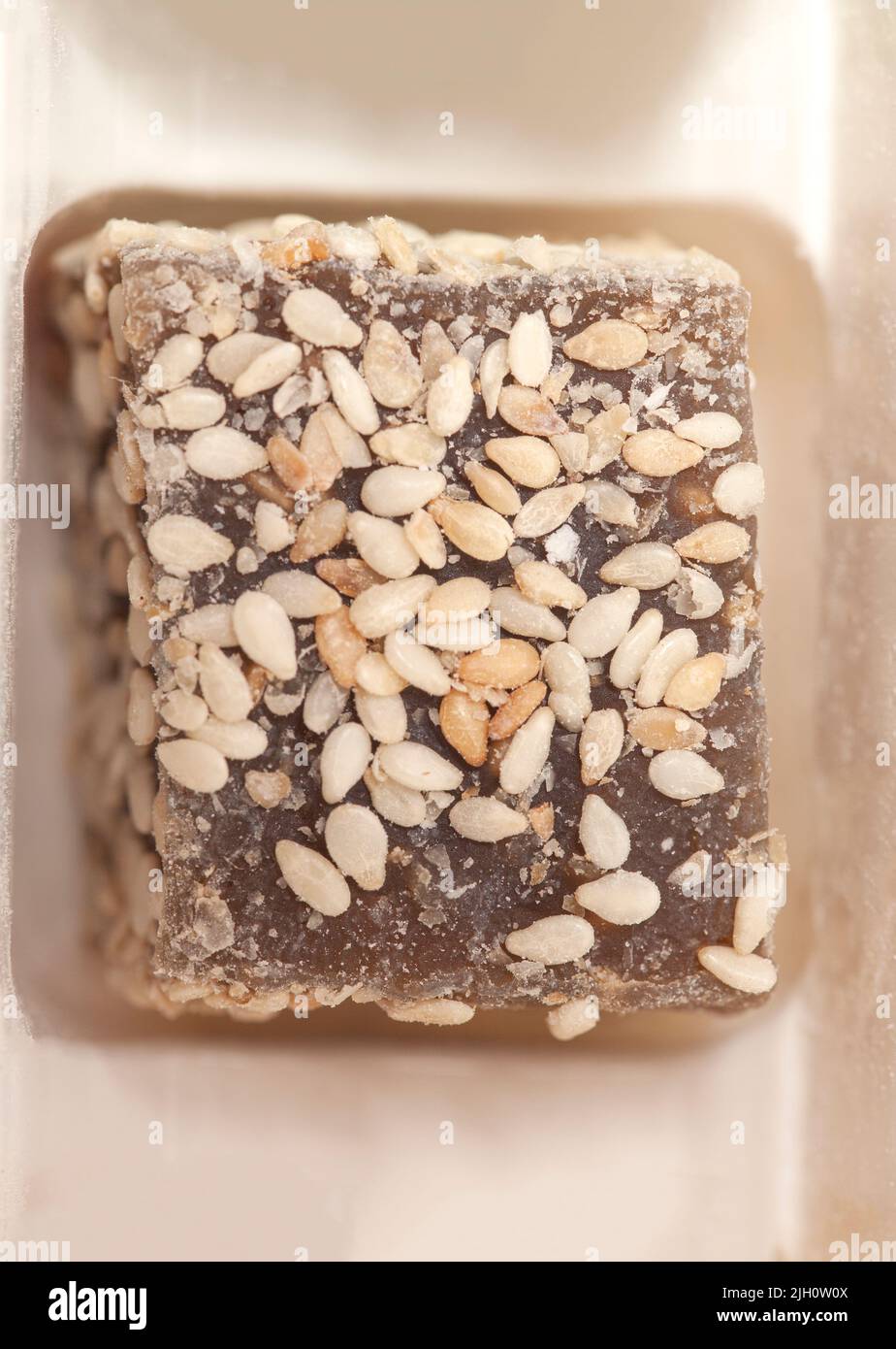 Cube of traditional oriental sweets isolated on white background Stock ...