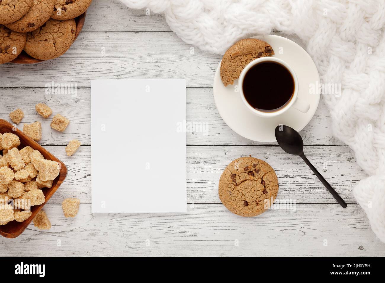 Mockup piece of paper for text Stock Photo - Alamy